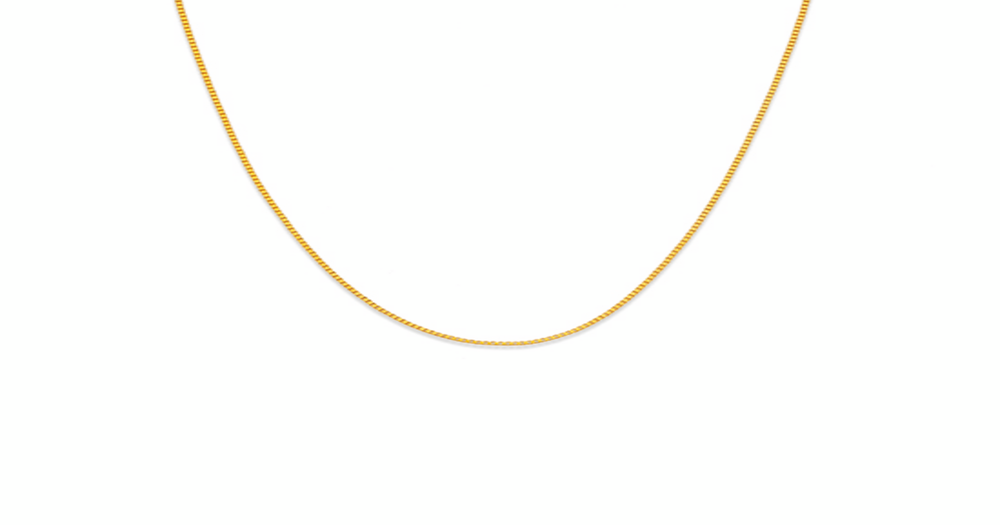 9ct, 45cm Solid Box Chain | Pascoes