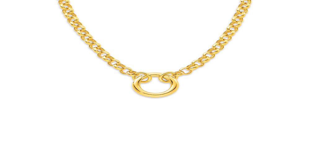 9ct 48cm Round Belcher Necklace With Invisible Clasp | Pascoes