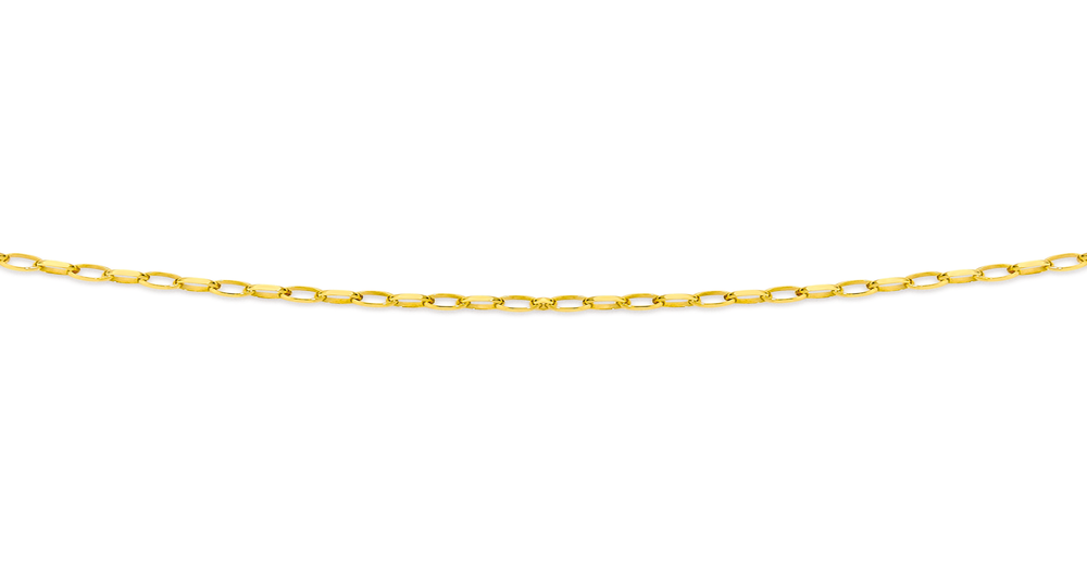 9ct, 55cm Solid Belcher Chain | Pascoes