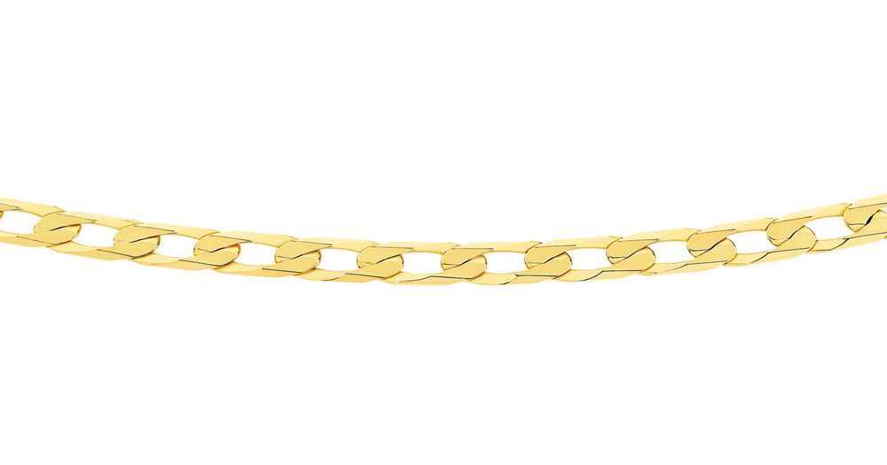 9ct, 60cm Solid Curb Chain | Pascoes