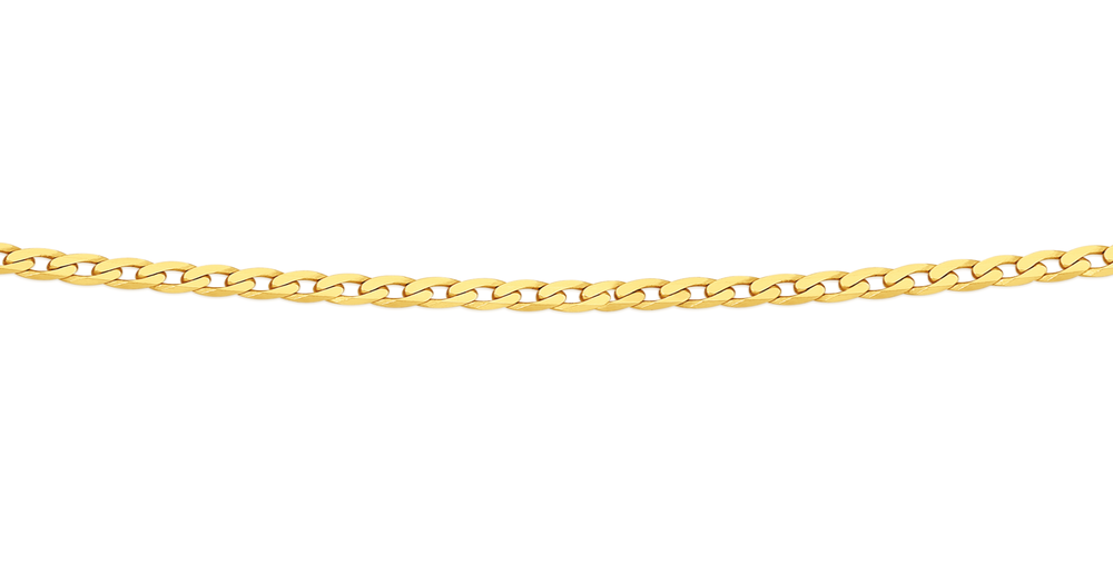 9ct, 70cm Solid Curb Chain | Pascoes