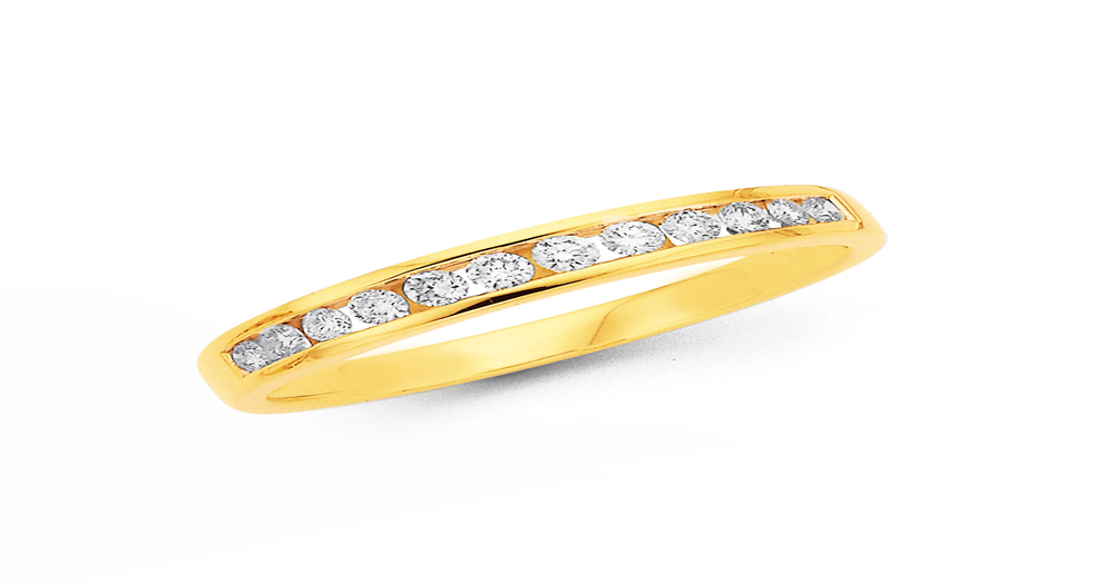 9ct, Diamond Eternity Ring (size T) | Pascoes