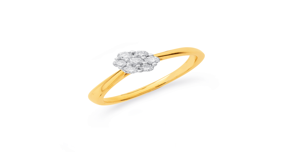 9ct, Diamond Ring Tdw=.25ct | Pascoes