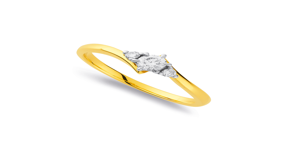 9ct, Diamond Ring Tdw=.25ct | Pascoes