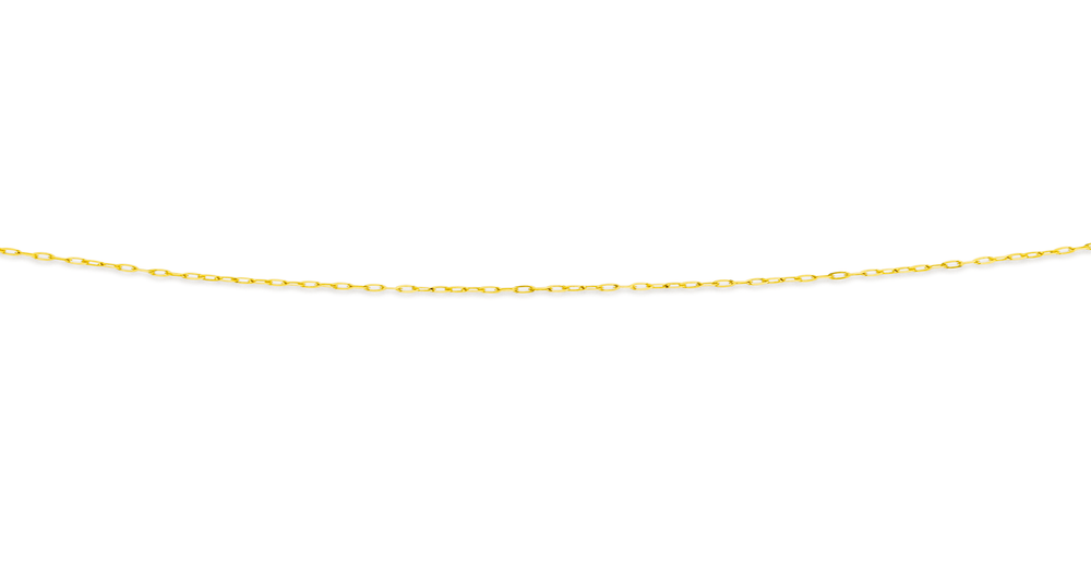 9ct Gold 42cm Solid Twisted Cable Chain | Pascoes