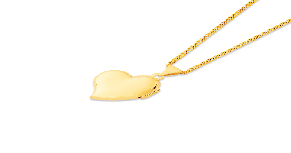 9ct Heart Locket | Pascoes
