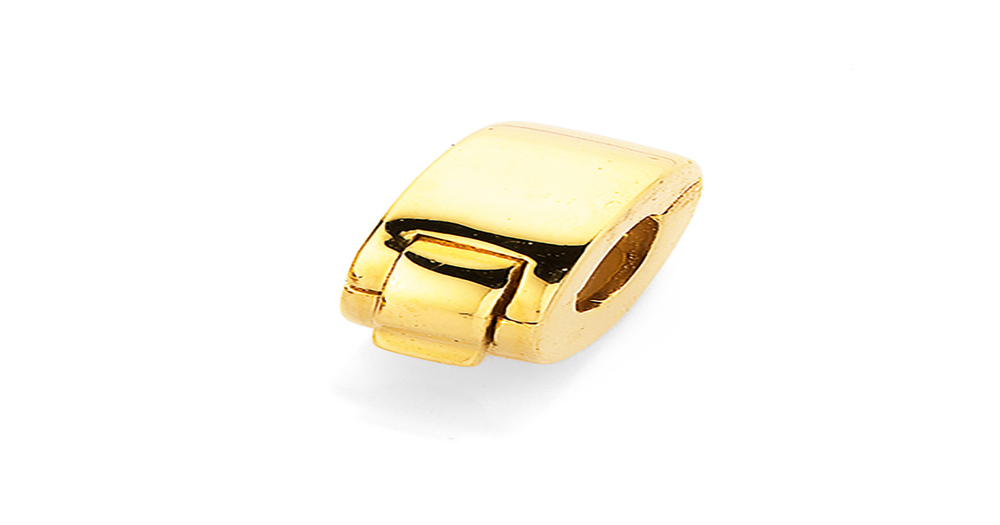 9ct, Plain Addorn Charm Stopper | Pascoes