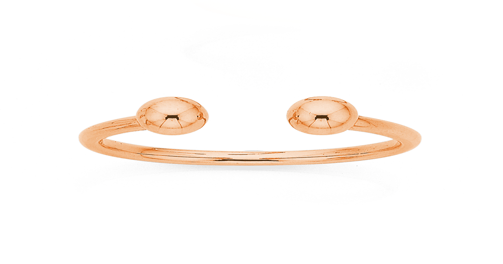 9ct Rose Gold, Orb Duo Ring | Pascoes