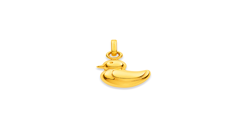 9ct Stardust Duck Charm | Pascoes