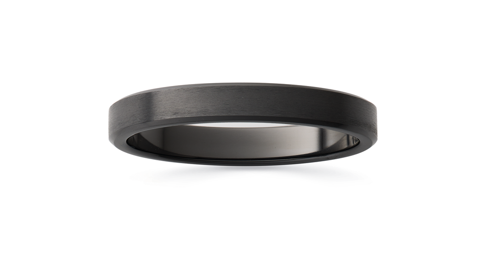 Black Zirconium Wedder Size X | Pascoes