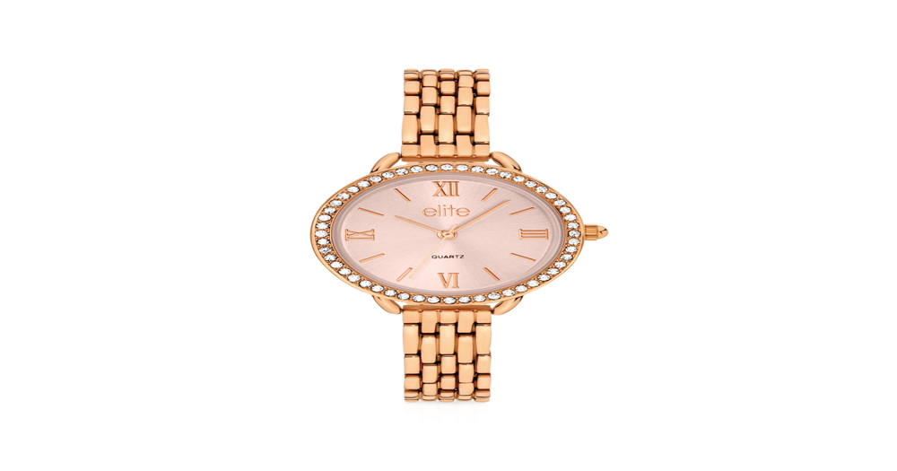 Elite Ladies Adaline Watch in Rose | Pascoes