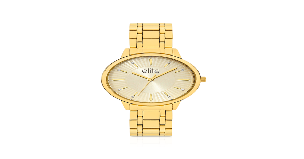 Elite Ladies Elle Watch in Gold | Pascoes