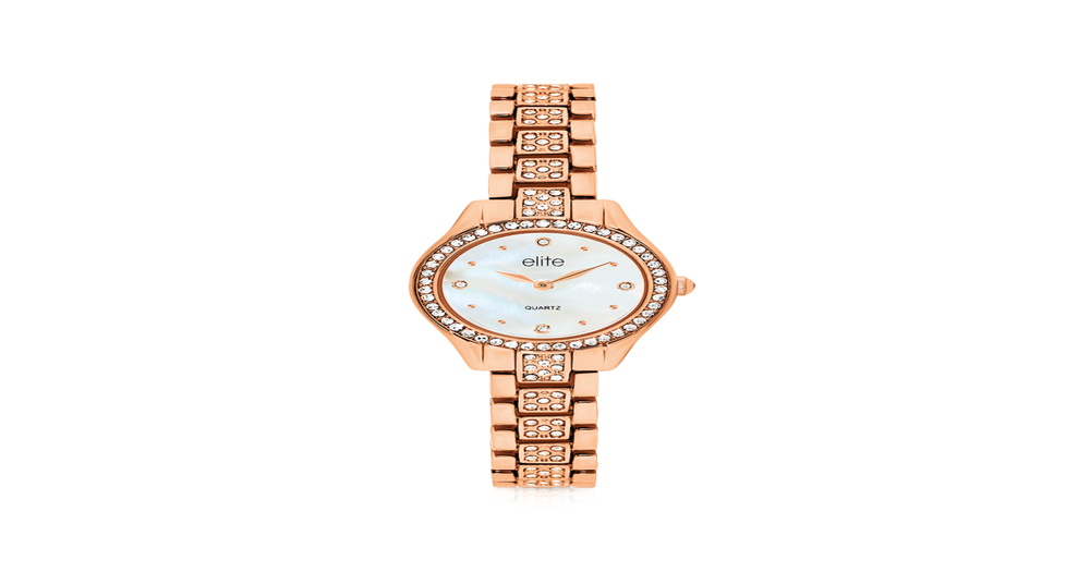 Elite Ladies Sky Watch in Rose | Pascoes