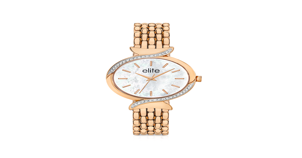 Elite Ladies Watch 5085099 in Gold | Pascoes