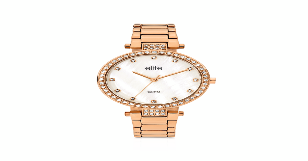 Elite Ladies Watch 5087020 in Rose | Pascoes