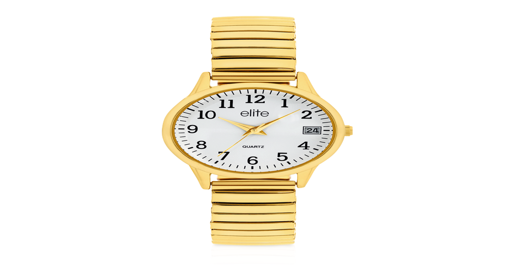 Elite Ladies Watch 5088702 in Gold | Pascoes