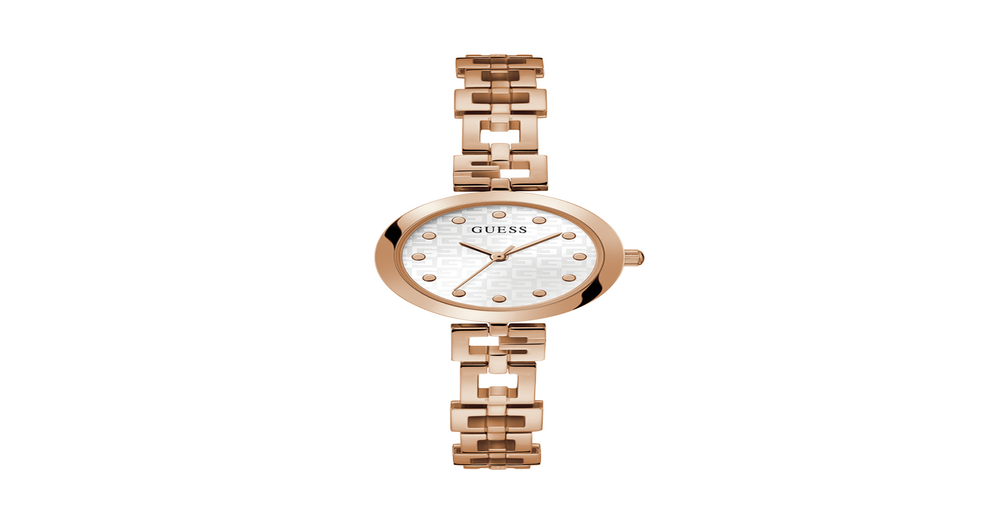 Guess Ladies Rose Tone Watch in Rose | Pascoes
