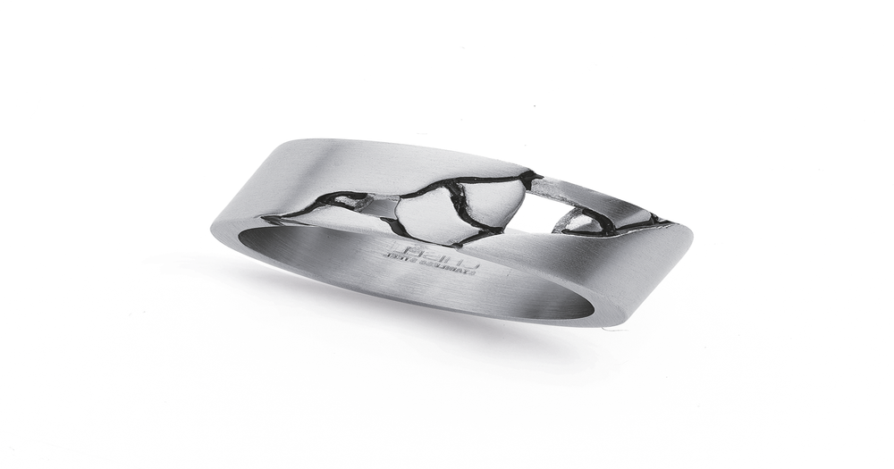 Stainless Steel Chisel Ring | Pascoes