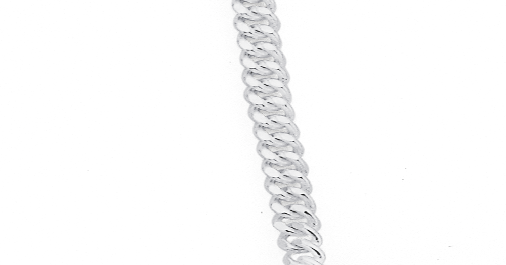 Sterling Silver 55cm Curb Chain | Pascoes