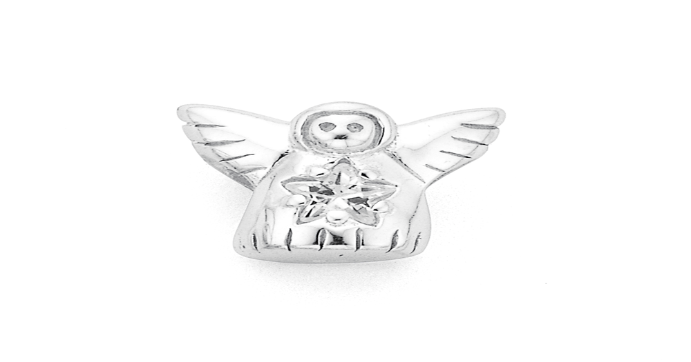 Sterling Silver Angel Bead Charm | Pascoes