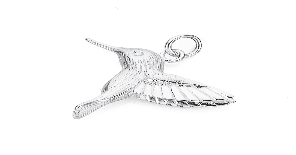 Sterling Silver Hummingbird Charm | Pascoes