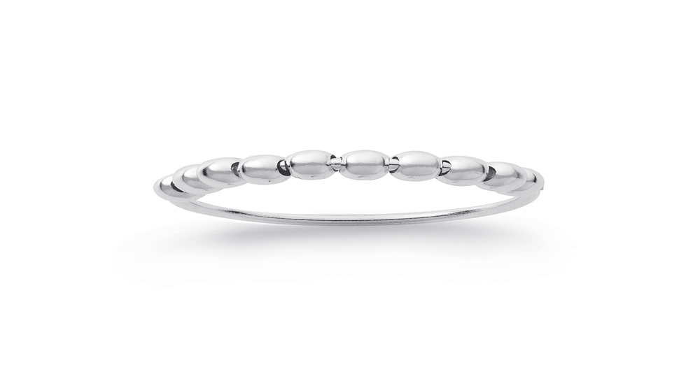 Sterling Silver Spinning Balls Ring Size M | Pascoes